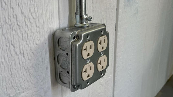 Sideways Electrical Repair